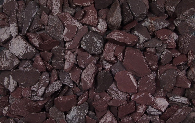 Plum Slate Chippings 20mm & 40mm – Decorative Aggregates