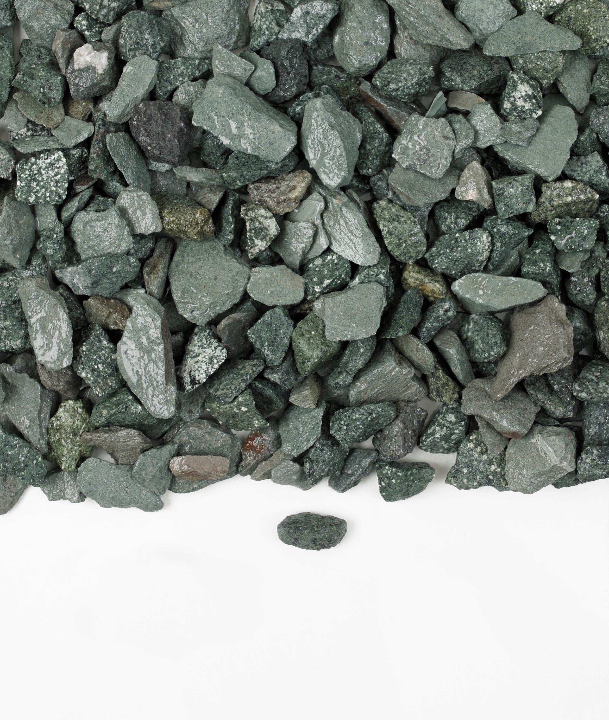 Green Colored Rock For Yard Slate Green 20mm Decorative Gravel Bulk