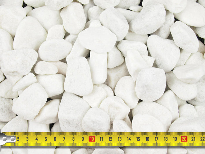 Polar White Pebbles | Ideal For Gardens – Decorative Aggregates